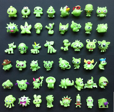 Halloween Scream Green MOSHI MONSTERS 1 ☆ Glow in Dark Ultra Rare Set ...