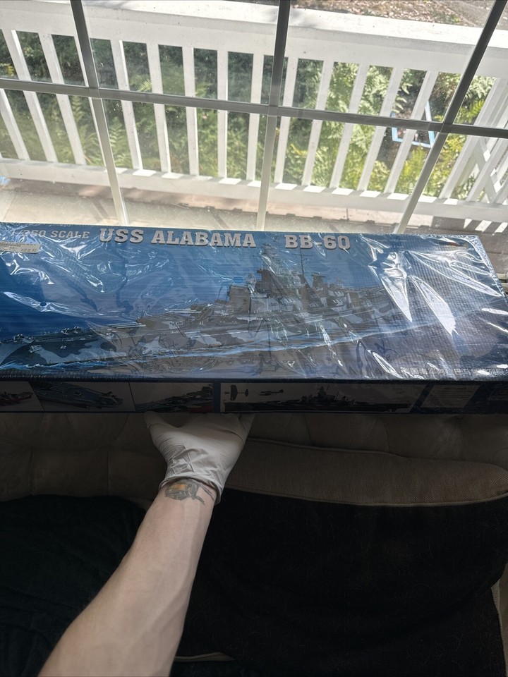 Trumpeter 05307 1:350 USS Alabama BB60 Battleship Plastic Model Kit | eBay