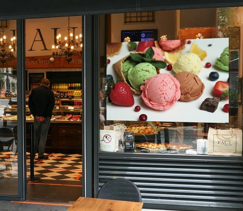 3D Ice Cream Dessert Shop O1044 Window Stickers Vinyl Wallpaper Wall ...