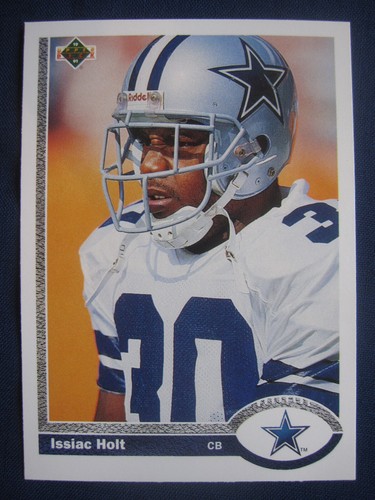 Issiac Holt Dallas Cowboys Upper Deck 1991 NFL | eBay
