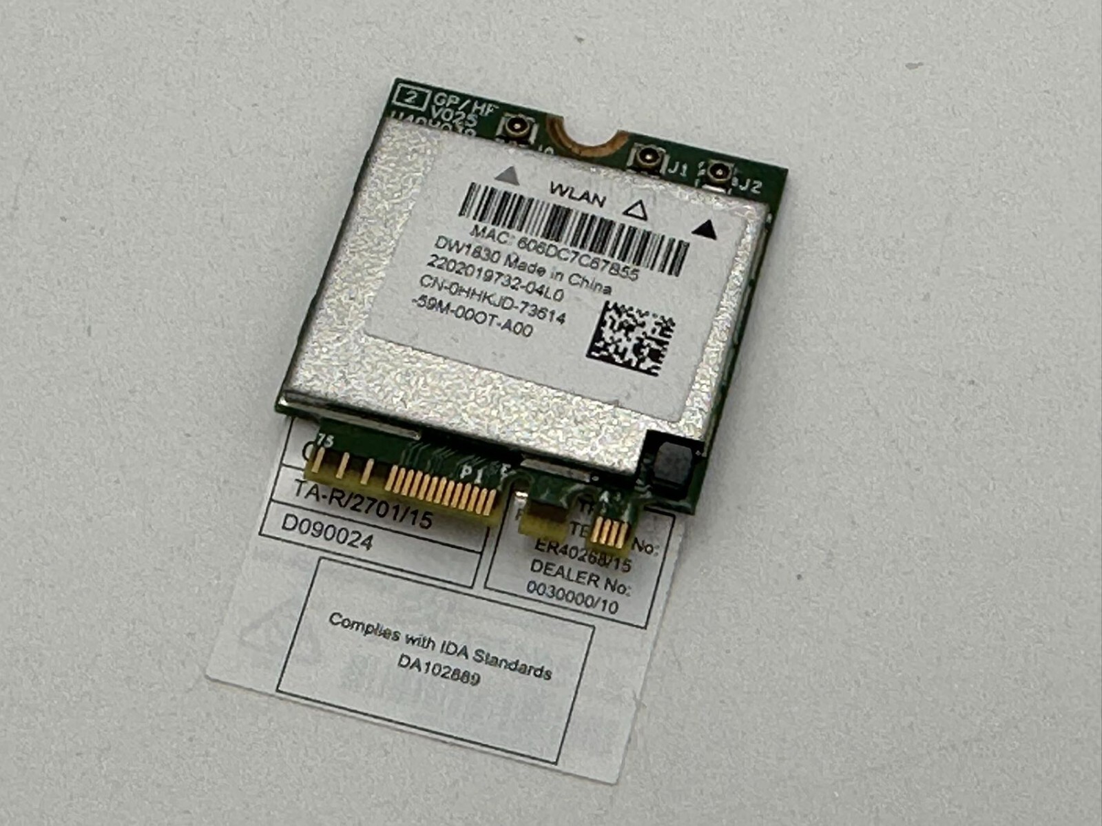 Dell+XPS+Bcm943602baed+DW1830+Hhkjd+Broadcom+802.11ac+NGFF for sale ...