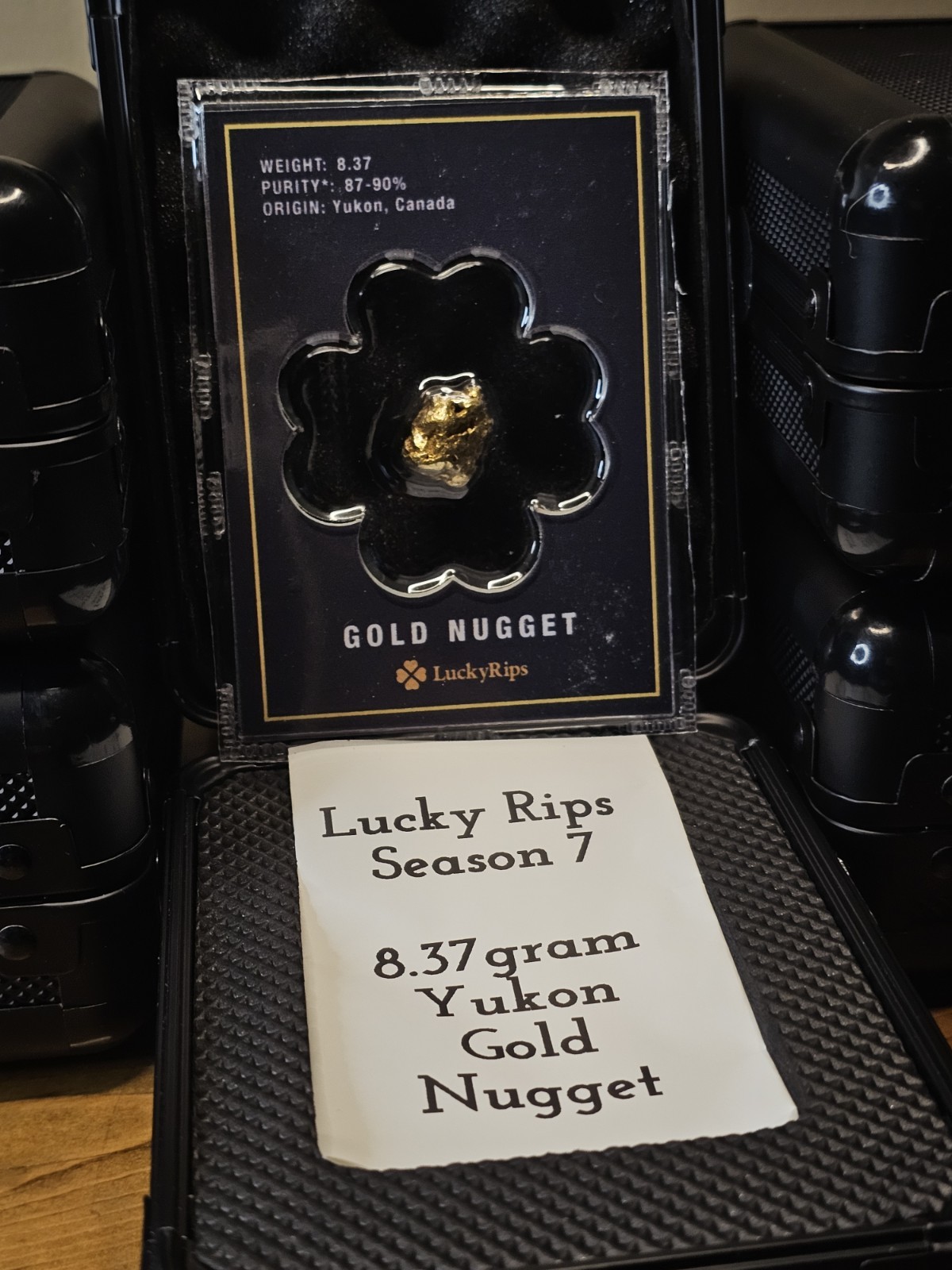 Rare Yukon Gold Nugget Lucky Rips Series 7 Charm Chase 8.37 Gold Nugget ...
