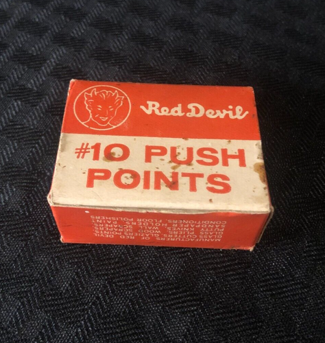 Vintage Red Devil Push Points #10 Small Box | eBay