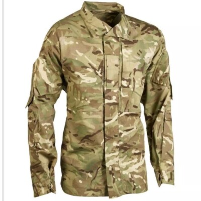 British Army Combat Jacket 2 Warm Weather Shirt MTP Camo PCS Surplus ...