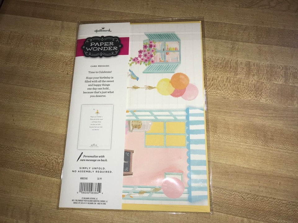 Hallmark Paper Wonders Pop Up Her Birthday Card Sweet Shop (new in ...