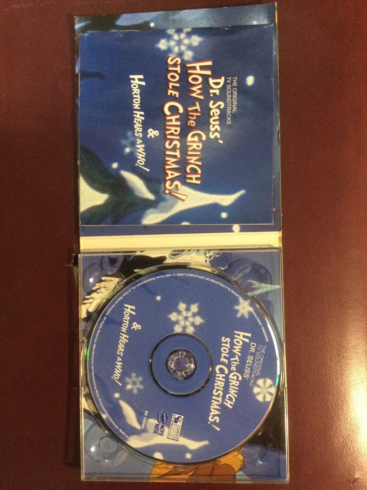 Dr. Seuss REMASTERED CD How the Grinch Stole Christmas & Horton Hears a ...