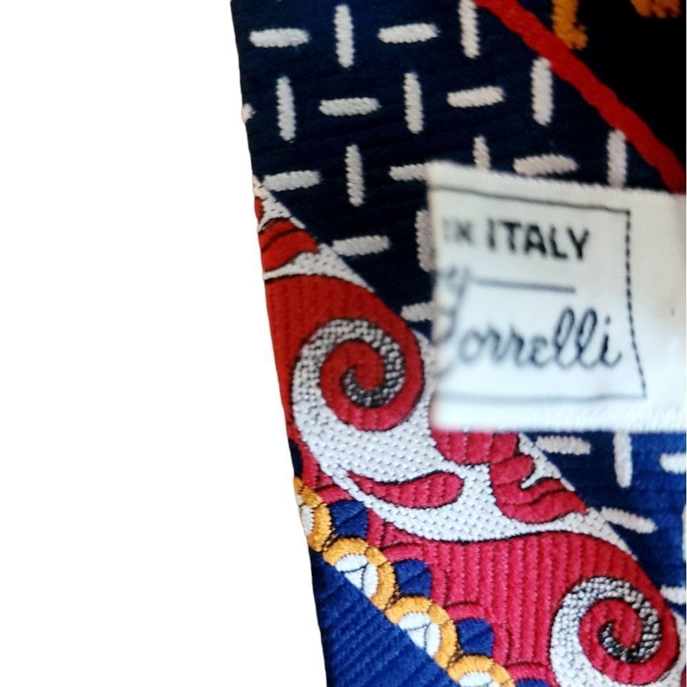 ANGELO CORRELLI Vintage Italian Blue, Red, White, & Y… - Gem