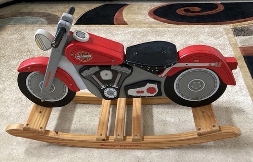 2008 KidKraft Model 10011 Wooden Harley Davidson Kid Rocker Rocking ...