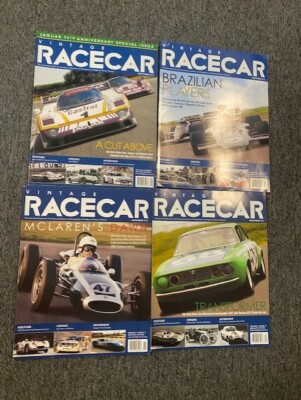 Vintage Racecar Automotive Magazine Editions from 2010-2011 | eBay