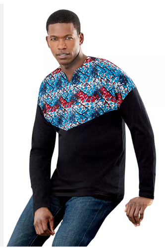 Size M Medium Ashro Men's Black Jamar Long-Sleeve Tee | eBay