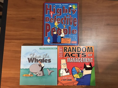Lot Of 3 Dilbert Paperback Books by Scott Adams Shave The Whales Random ...