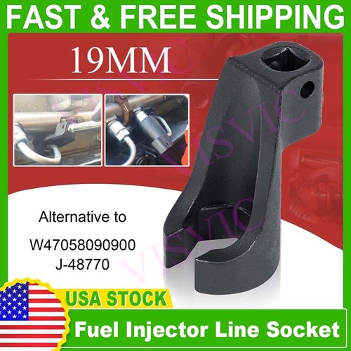 19MM High Pressure Fuel Line Socket Tool Kit for Detroit Diesel DD13 ...