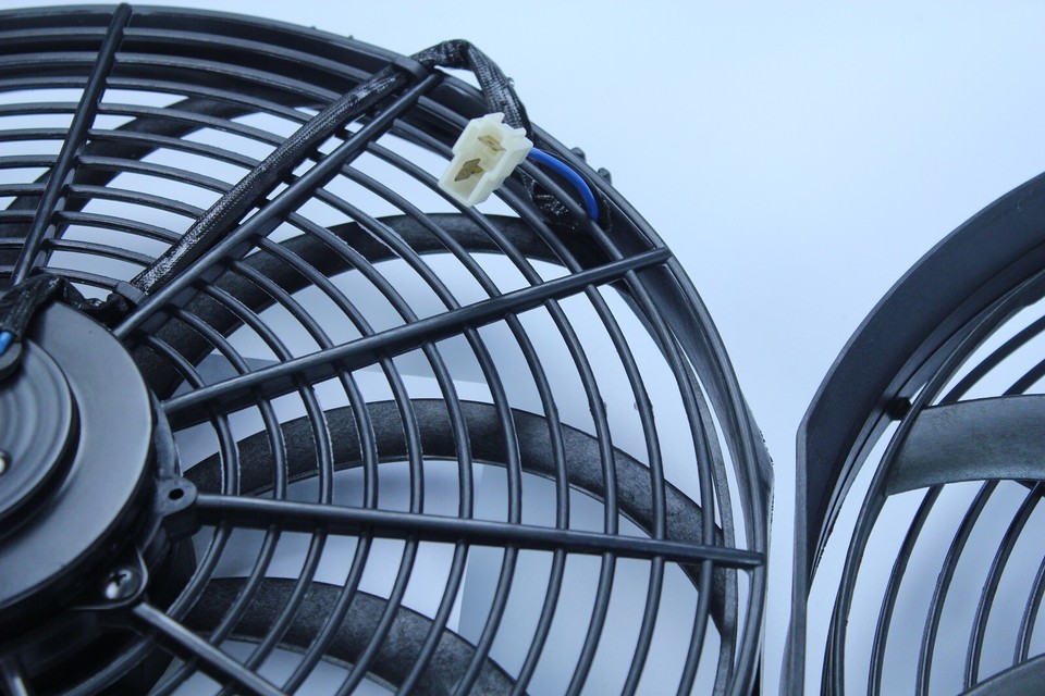 16" HEAVY DUTY RADIATOR ELECTRIC FAN 3000 CFM REVERSIBLE SBC BBC 350 | eBay