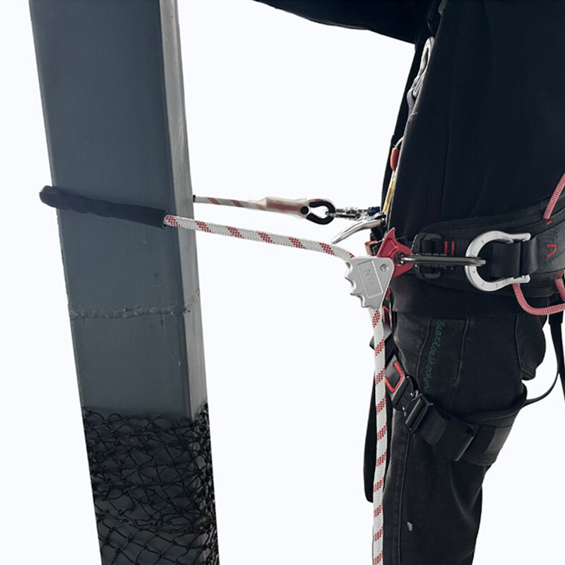 Arborist Rope Positioning Lanyard Swivel Carabiner Adjuster Kit Tree ...