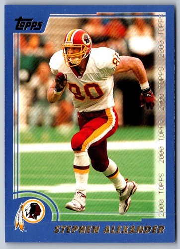 2000 Topps Stephen Alexander #NNO Washington Redskins Football Card | eBay