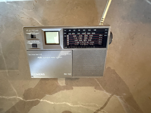 VINTAGE WORLD RECEIVER SIEMENS RK 702 SMALL TRAVEL RADIO REISERADIO ...