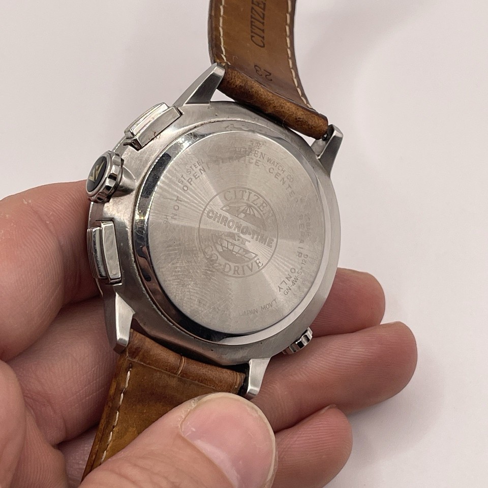 Citizen Eco Drive Chrono AT World Time Radio Controlled Watch H610 ...