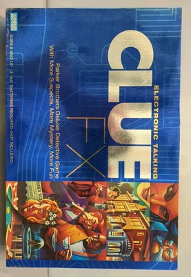 CLUE FX Deluxe Electronic Talking Detective Game Complete Works 2003 | eBay