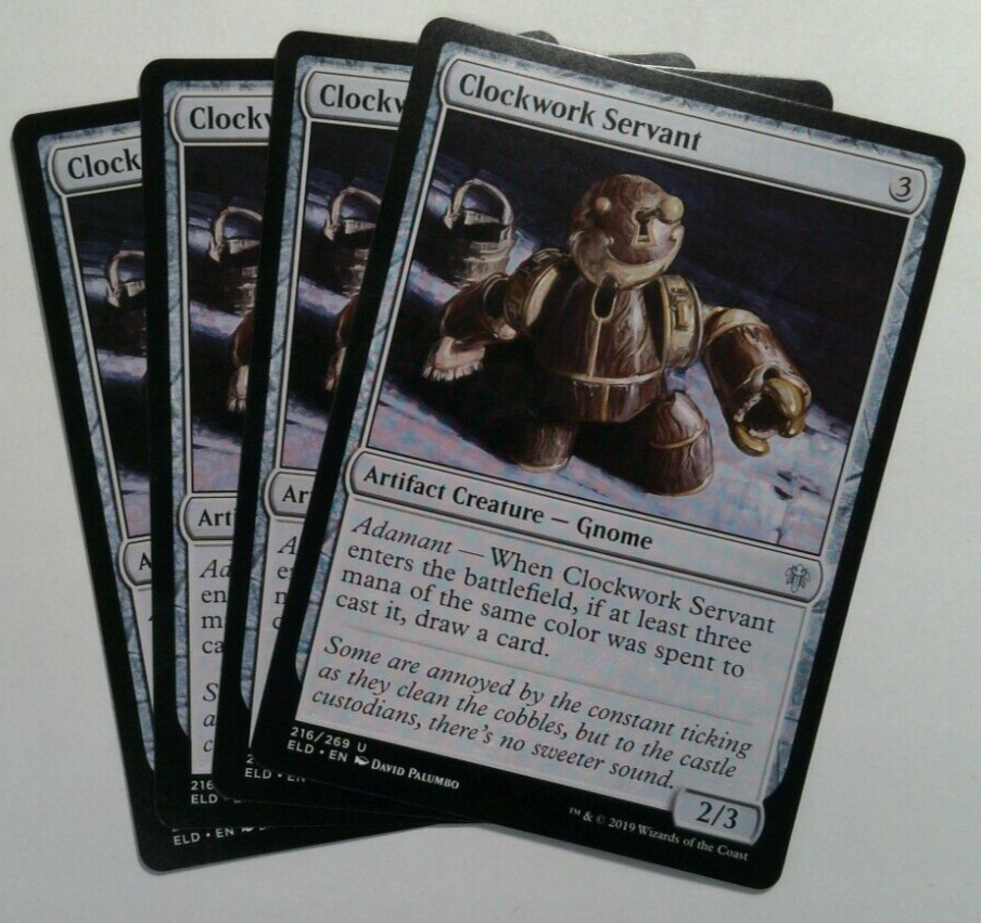 Mtg - Clockwork Servant x4 | eBay