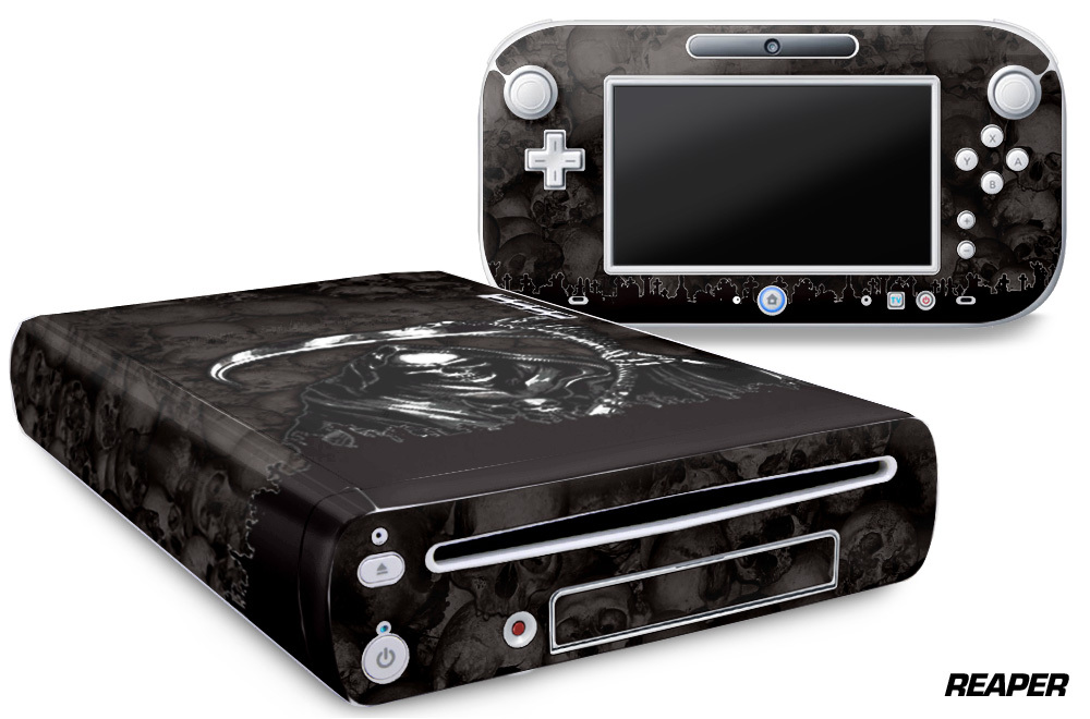 Skin Decal Wrap for Nintendo Wii U Gaming Console & Controller Sticker ...