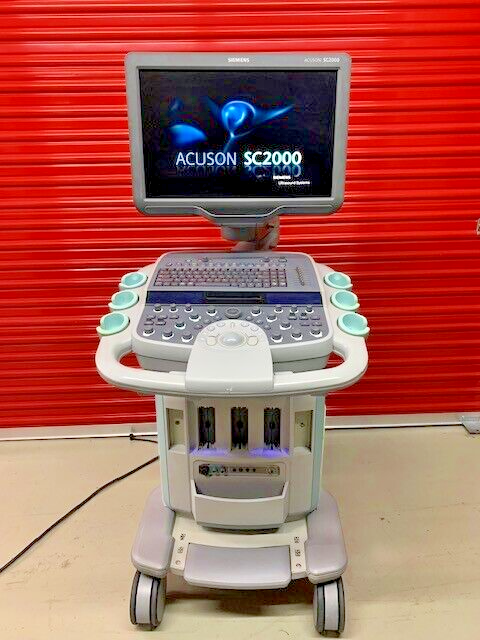 SIEMENS Acuson SC2000 Cardiac -Vascular Ultrasound + Free CW2 probe | eBay