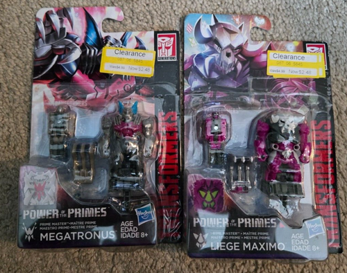 Transformers powers of the prime Megatronus and Liege Maximo lot | eBay