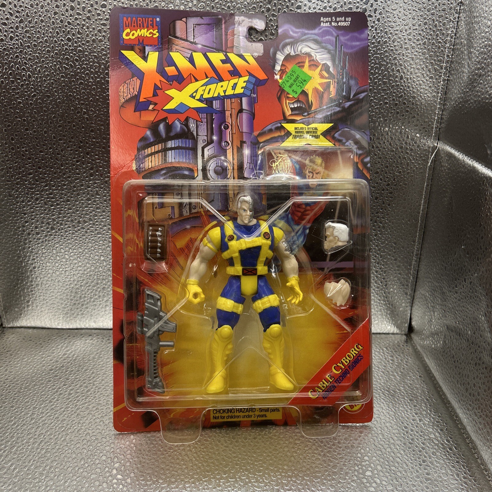 ToyBiz X-Men X-Force Cable Cyborg Action Figure MOC 1995 Mutants TH-5 ...