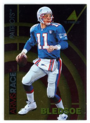 1995 Pinnacle Club Collection Arms Race Drew Bledsoe New England ...