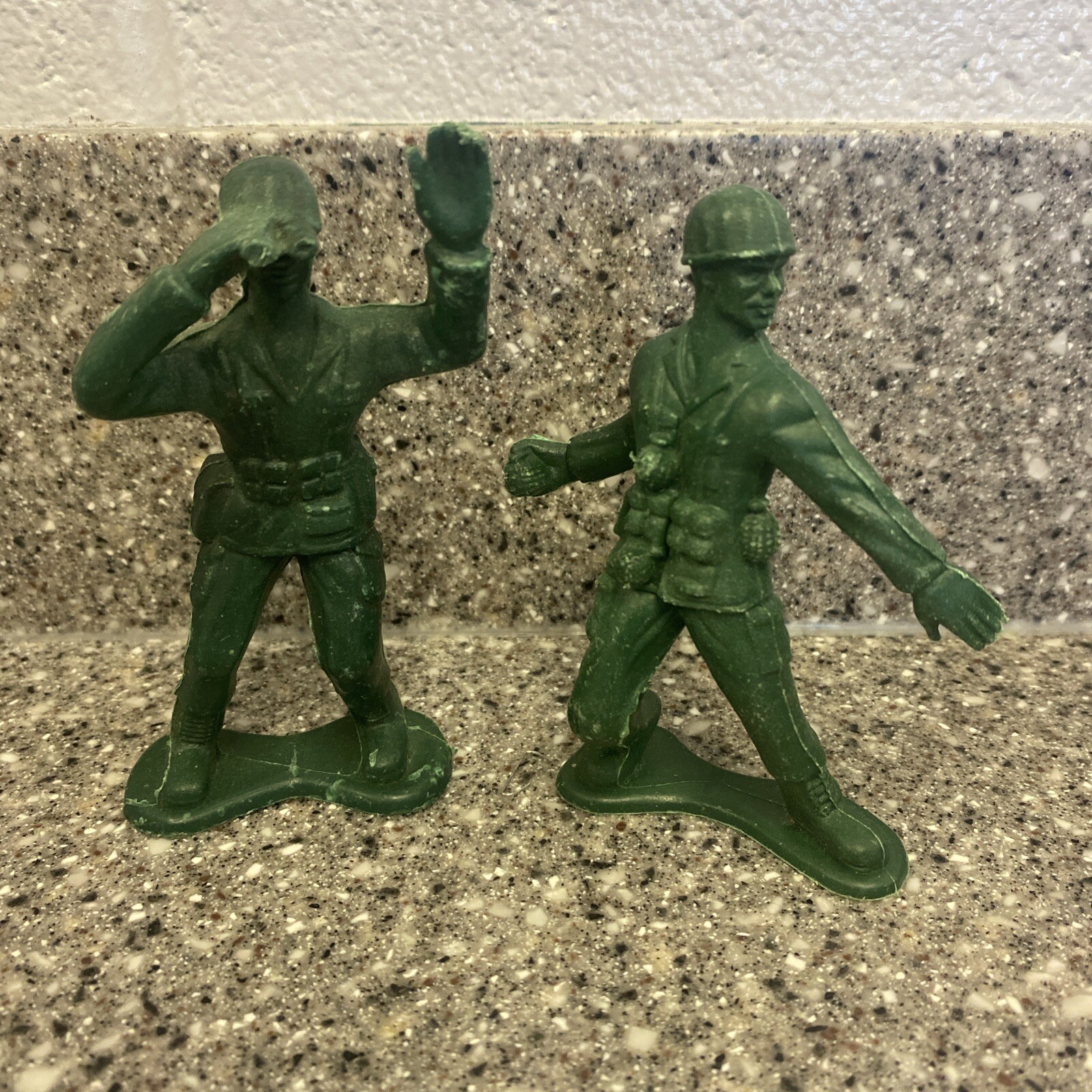 Greenbrier International Large 4" Plastic Army Men Toy Soldiers lot of ...