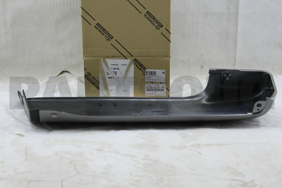 5210660181B4 Genuine Toyota EXTENSION, REAR BUMPER, RH 52106-60181-B4 ...