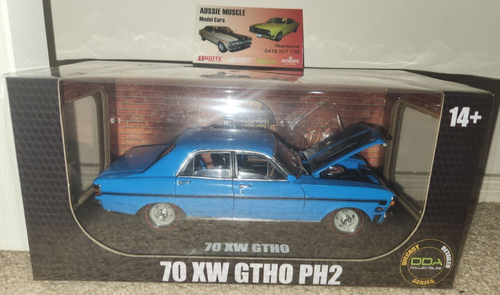 1:24 DDA Ford XW GTHO 351 Falcon Sedan True Blue | eBay Australia
