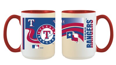 Texas Rangers MLB Full Wrap 15oz Jumbo Coffee Mug FREE SHIP!! | eBay