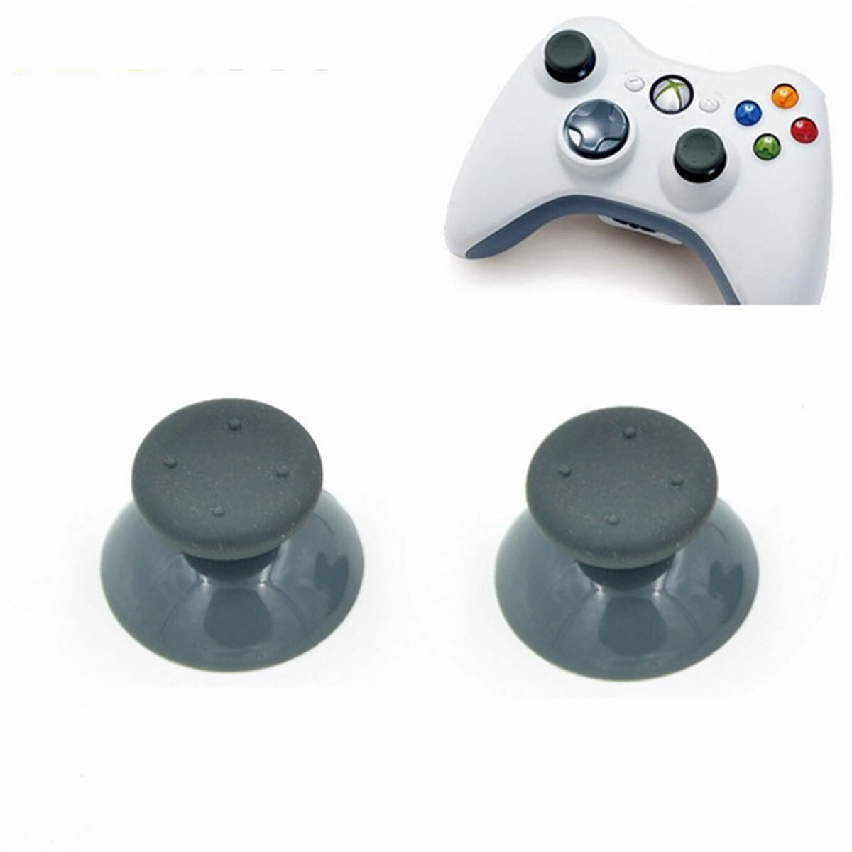 Controller Thumb Grips 2x Replacement Thumbsticks For Xbox 360 ...