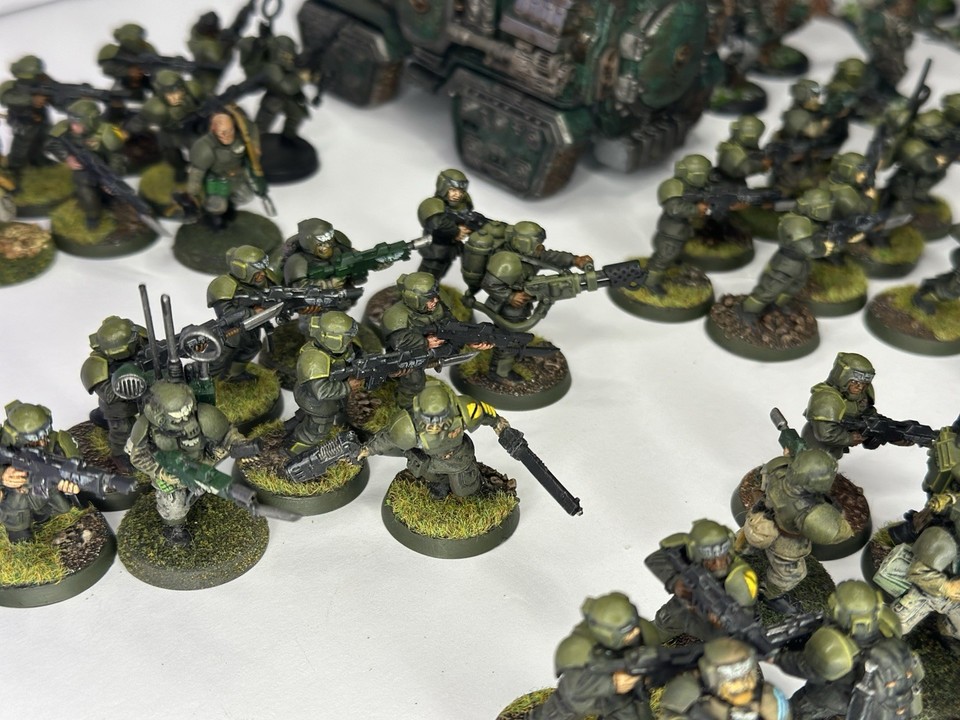 Commissar, Tempestus Commander, 3 Tempestus Scion Squads, Taurox Prime ...