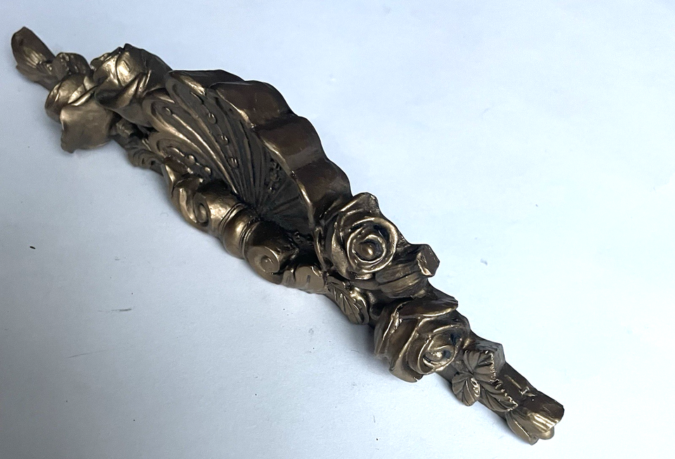Over The Door Wall Plaque Pediment Gold Resin 9.5'' | eBay