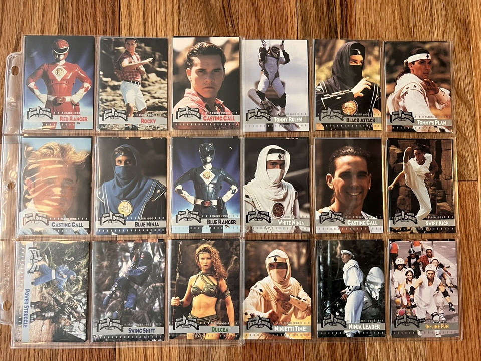 Mighty Morphin Power Rangers Vintage Trading Cards 166 in Binder | eBay