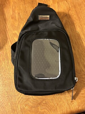 Pinfolio Sling Bag - NEW - Black With Transport Pocket With Black Mini ...