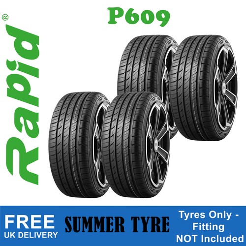 Rapid 245/45/R17 Tyres x4 24545R17 P609 99W XL CC Rated 72dB Summer ...