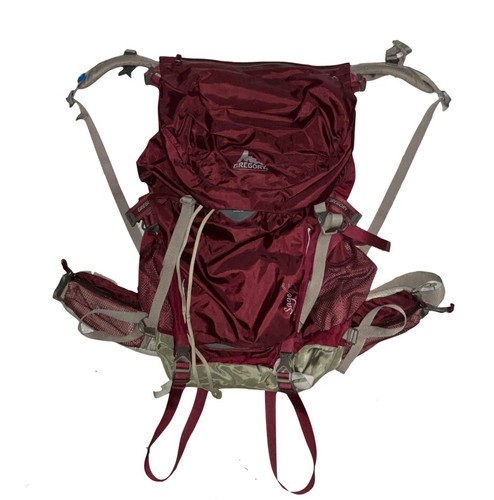 GREGORY Sage 45 Intuition 3D Hiking Camping Backpack Rosewood Red | eBay