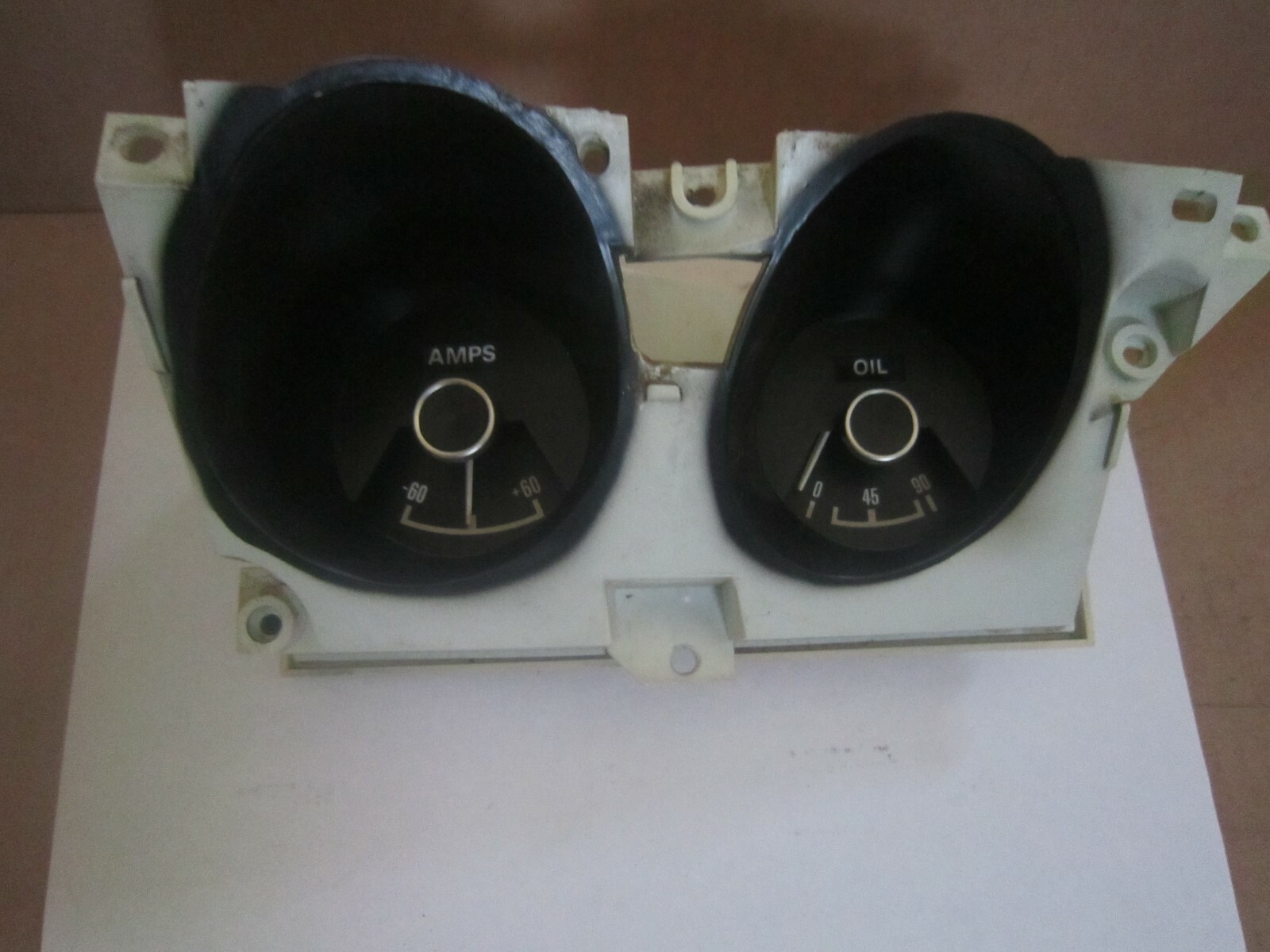 71 72 73 Mercury Cougar xr7 amp & oil gauge cluster D1WF 10848 CA OEM ...