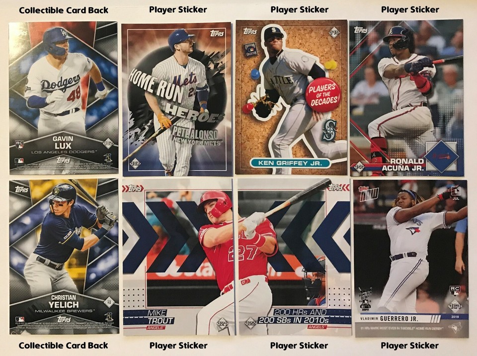 2020 Topps MLB Sticker Collection Single (You Pick) Please READ ...