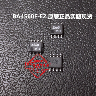 10 PCS BA4560F-E2 SOP-8 BA4560 Low Noise Operational Amplifiers Chip IC ...