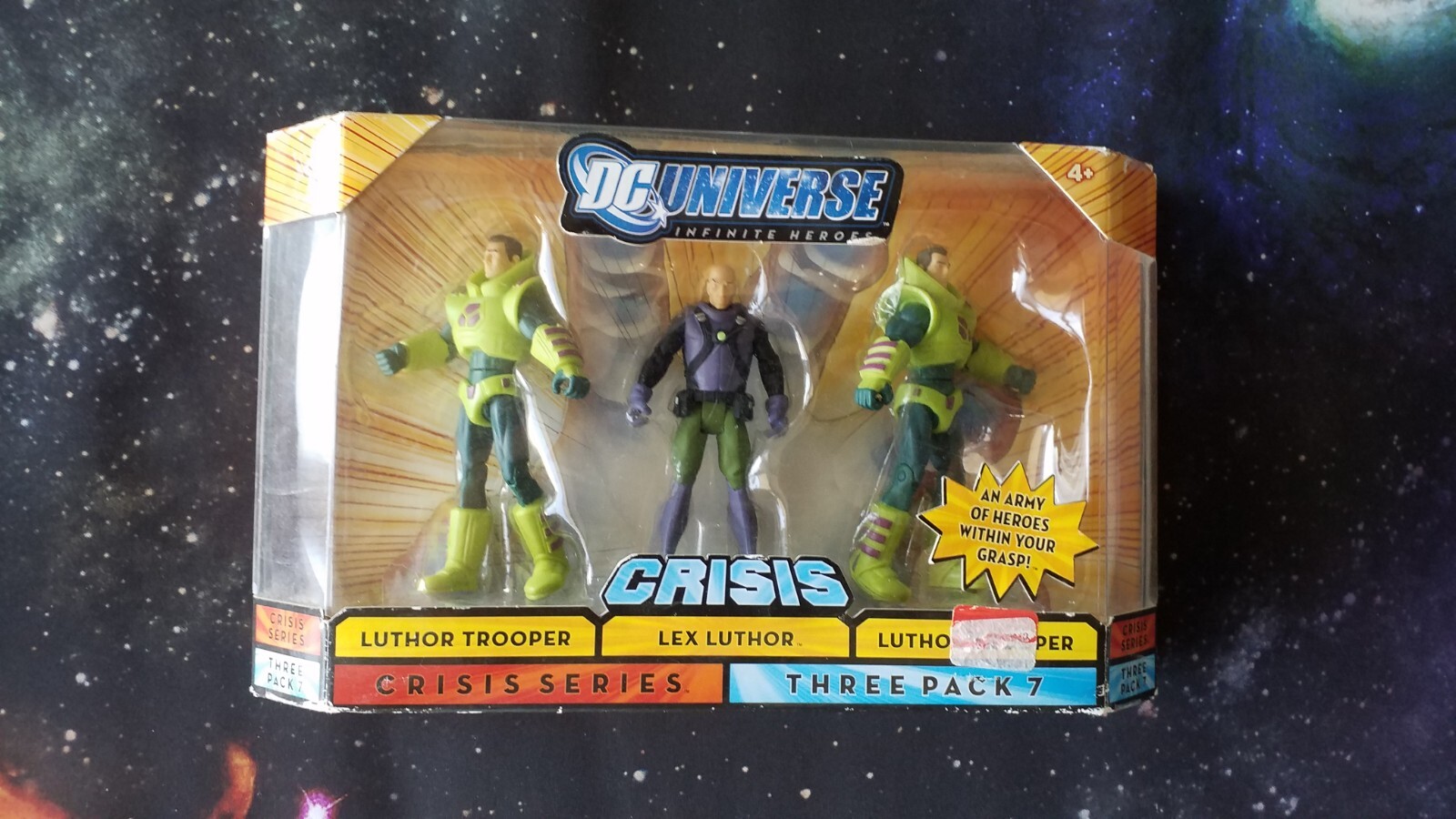 DC UNIVERSE CRISIS LEX LUTHOR & LEXCORP TROOPER 3-PACK FIGURES NEW ...