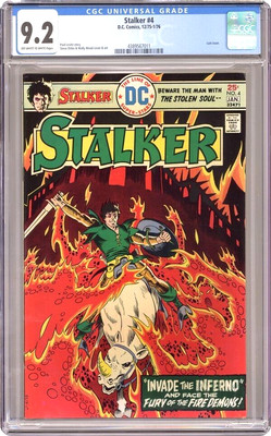 Stalker #4 DC 1976 CGC 9.2 Fire Demons Vintage Bronze Age | eBay
