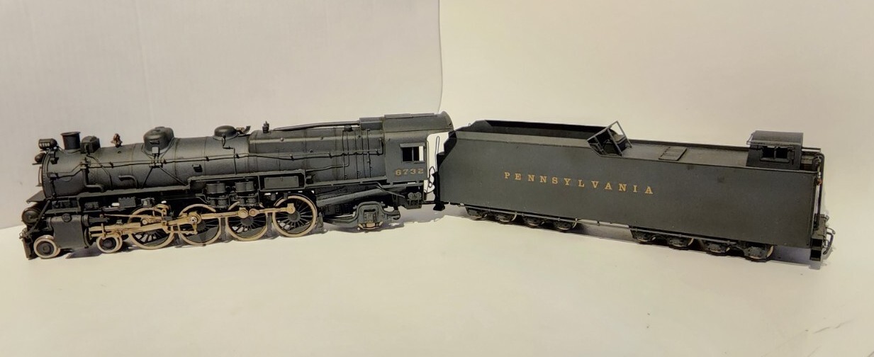 O SCALE 2-RAIL BRASS MODEL USH US HOBBIES KTM PENNSYLVANIA 4-8-2 CLASS ...