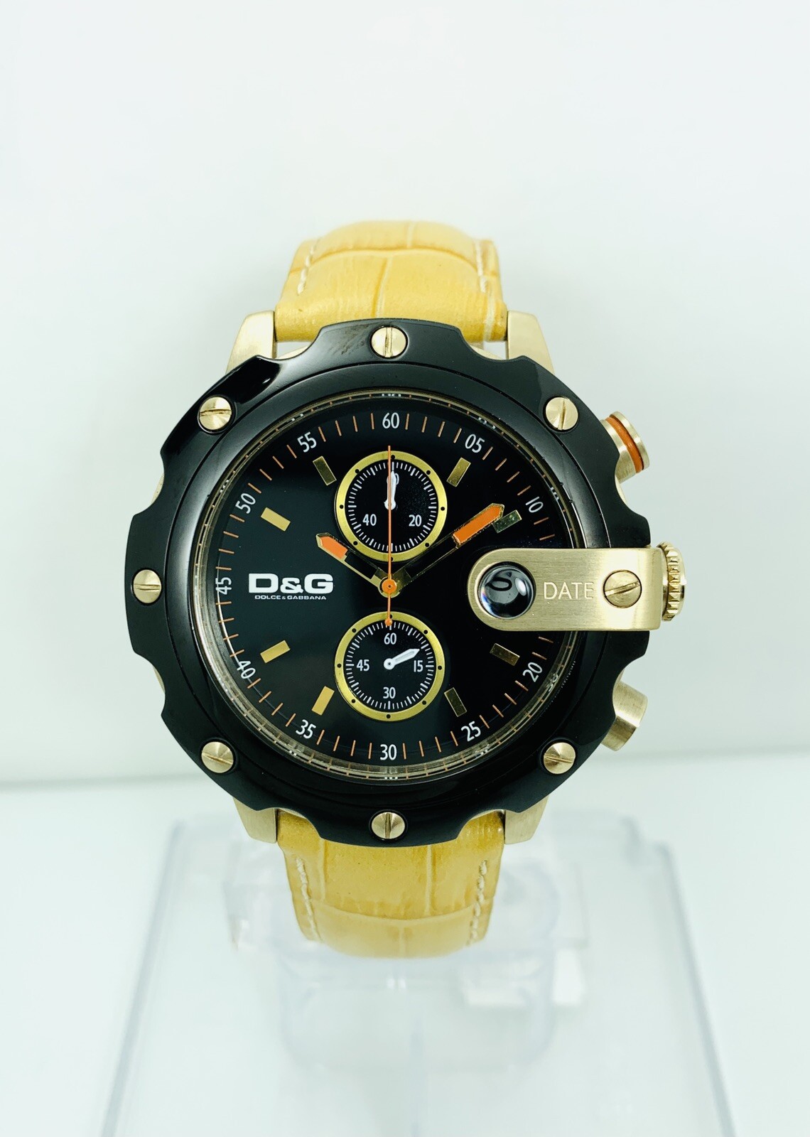 D&G WATCH STRAP, DW0366 , BLACK LEATHER STRAP, D&G WATCH , D&G, D&G0366 ...