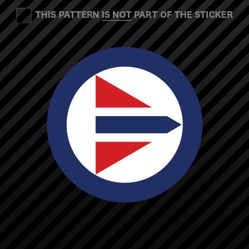 Royal Norwegian Air Force Roundel Sticker Vinyl RNoAF Norway NOR NO | eBay