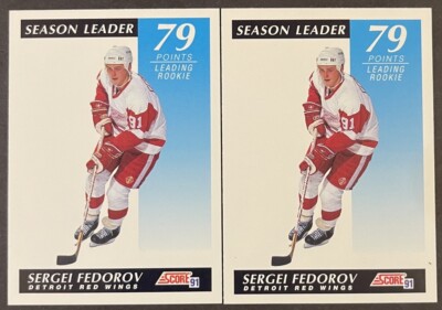 (2) 1991-92 Score Canadian Sergei Fedorov #298 | eBay