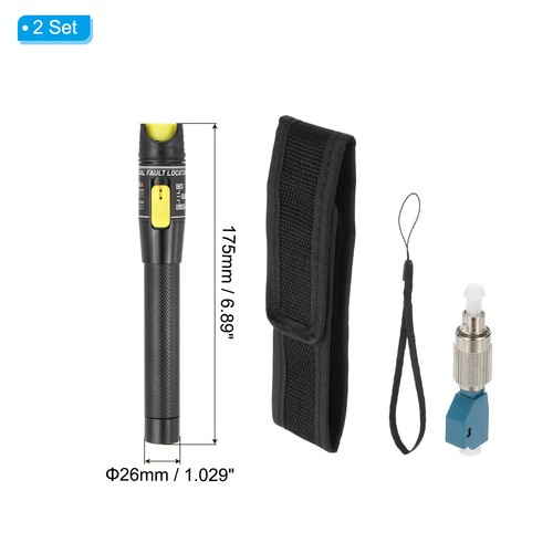 50mW Visual Fault Locator 2Pcs Optical Red Light Pen Detector Meter | eBay