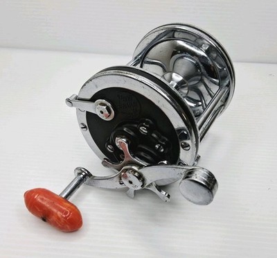 Vintage Penn Senator 3/0 Game Fish Reel Black Body Red Handle | eBay